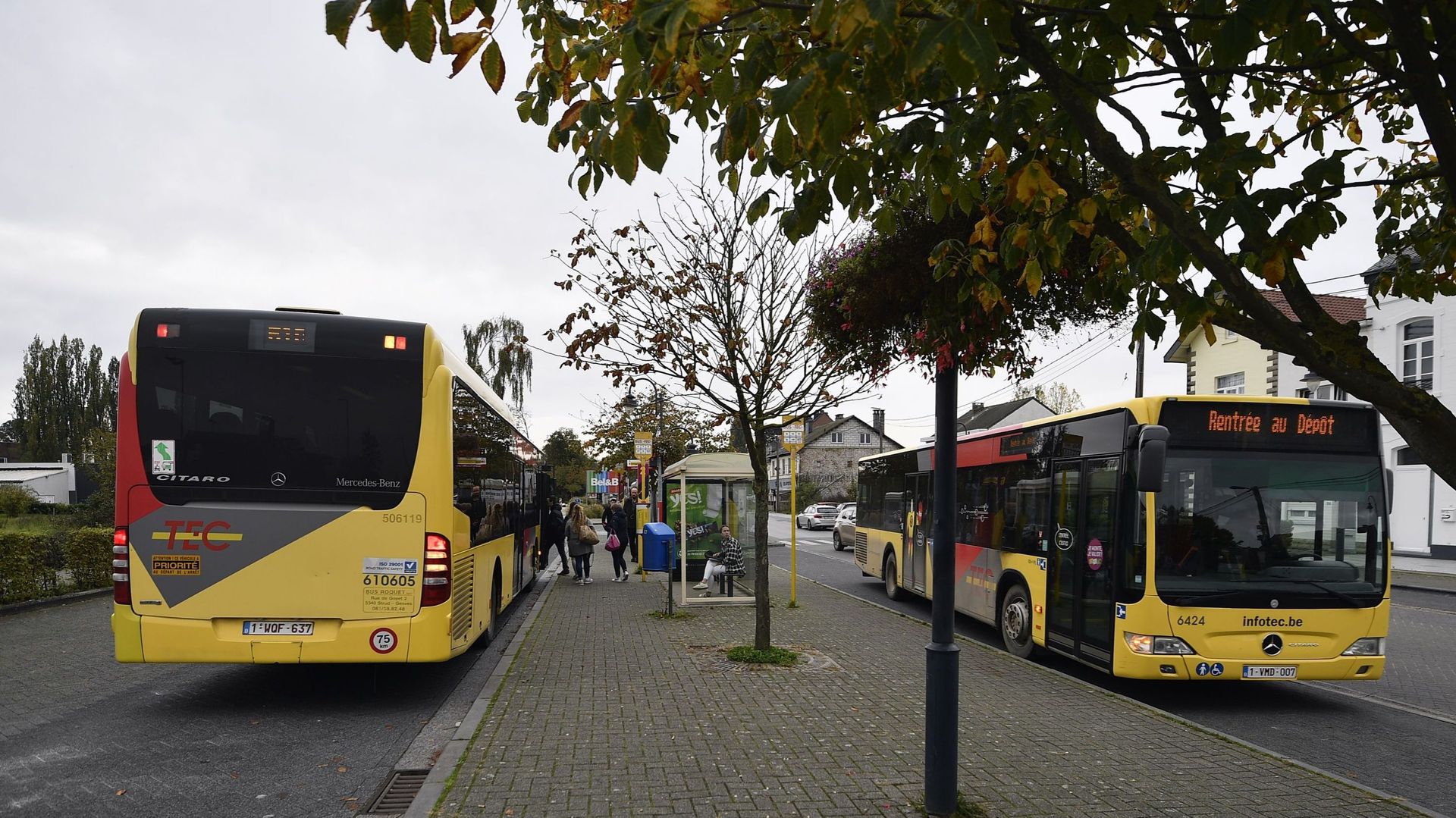 Les bus Letec circulent quasi normalement sur l'ensemble du réseau ...