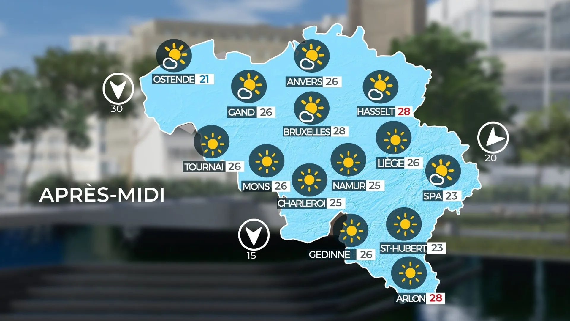 Météo en Belgique : une fin de week-end sous le soleil et la chaleur ...