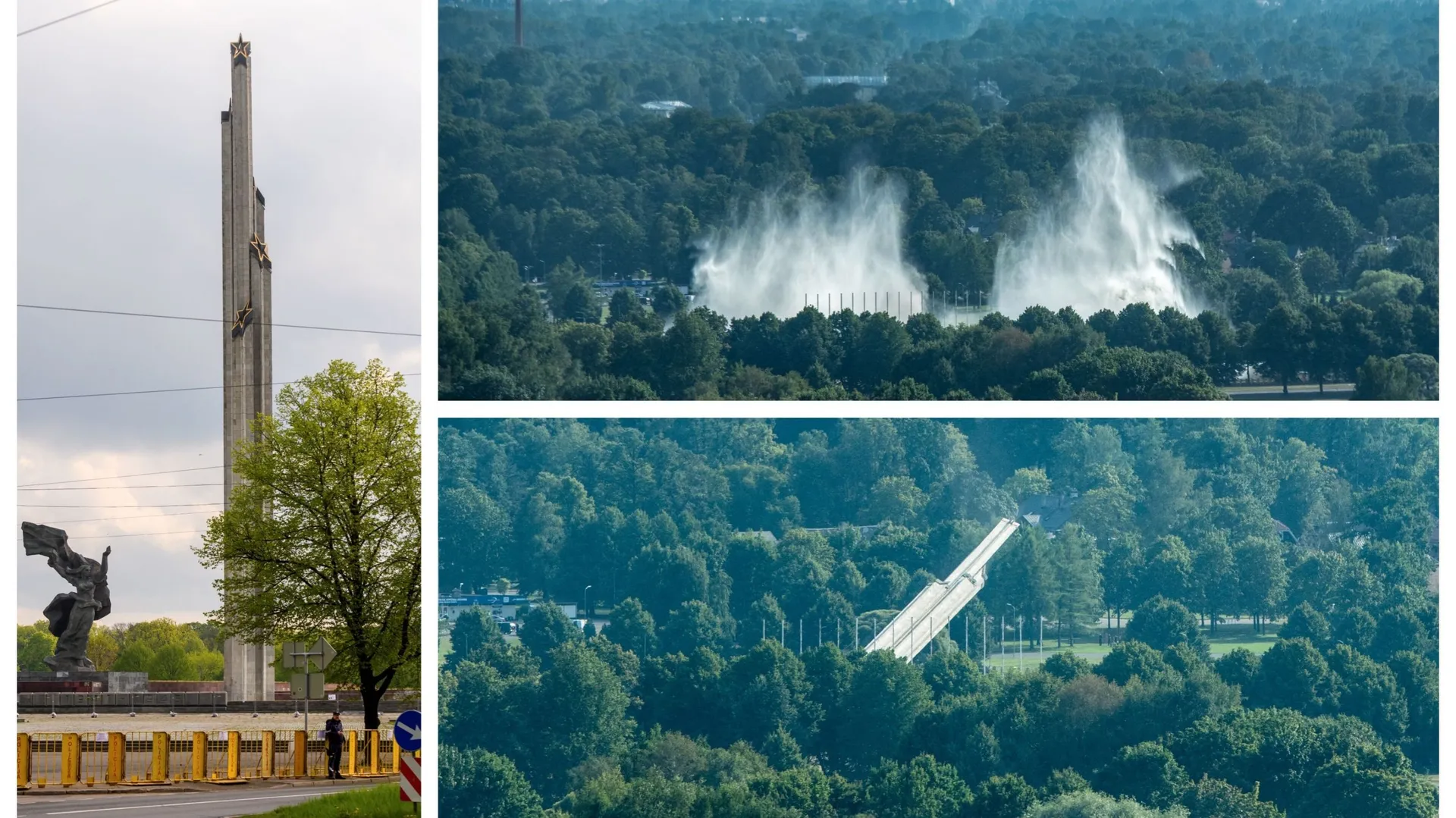 Guerre en Ukraine : destruction à Riga d'un monument soviétique ...