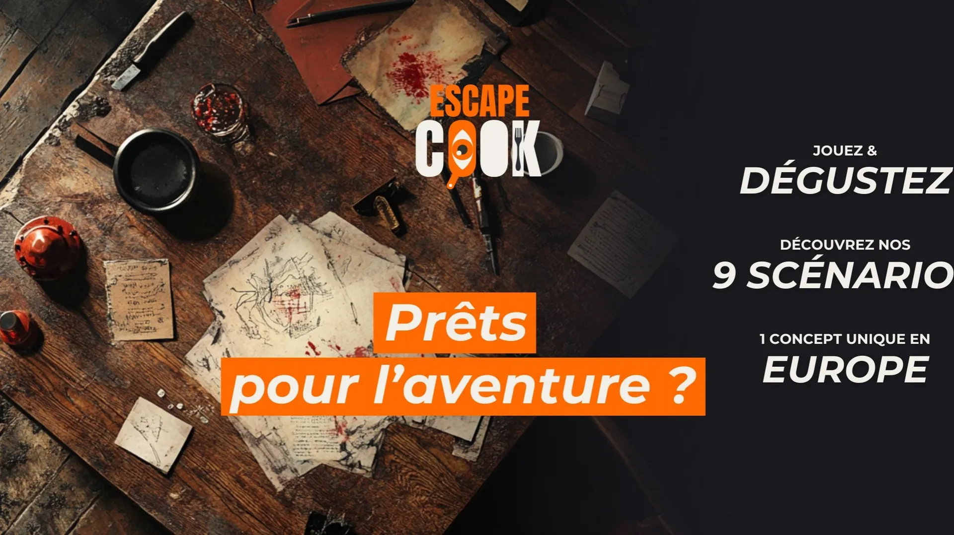 Escape Cook : l’escape game gourmand qui débarque à Charleroi - RTBF Actus
