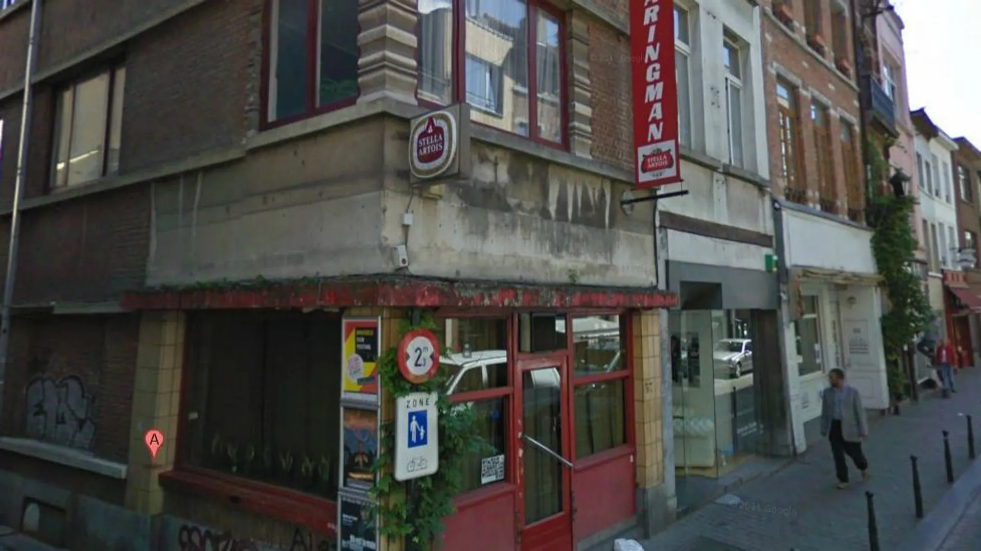 Bruxelles : les cafés 'Au Daringman' et 'Le Laboureur' dans le quartier ...