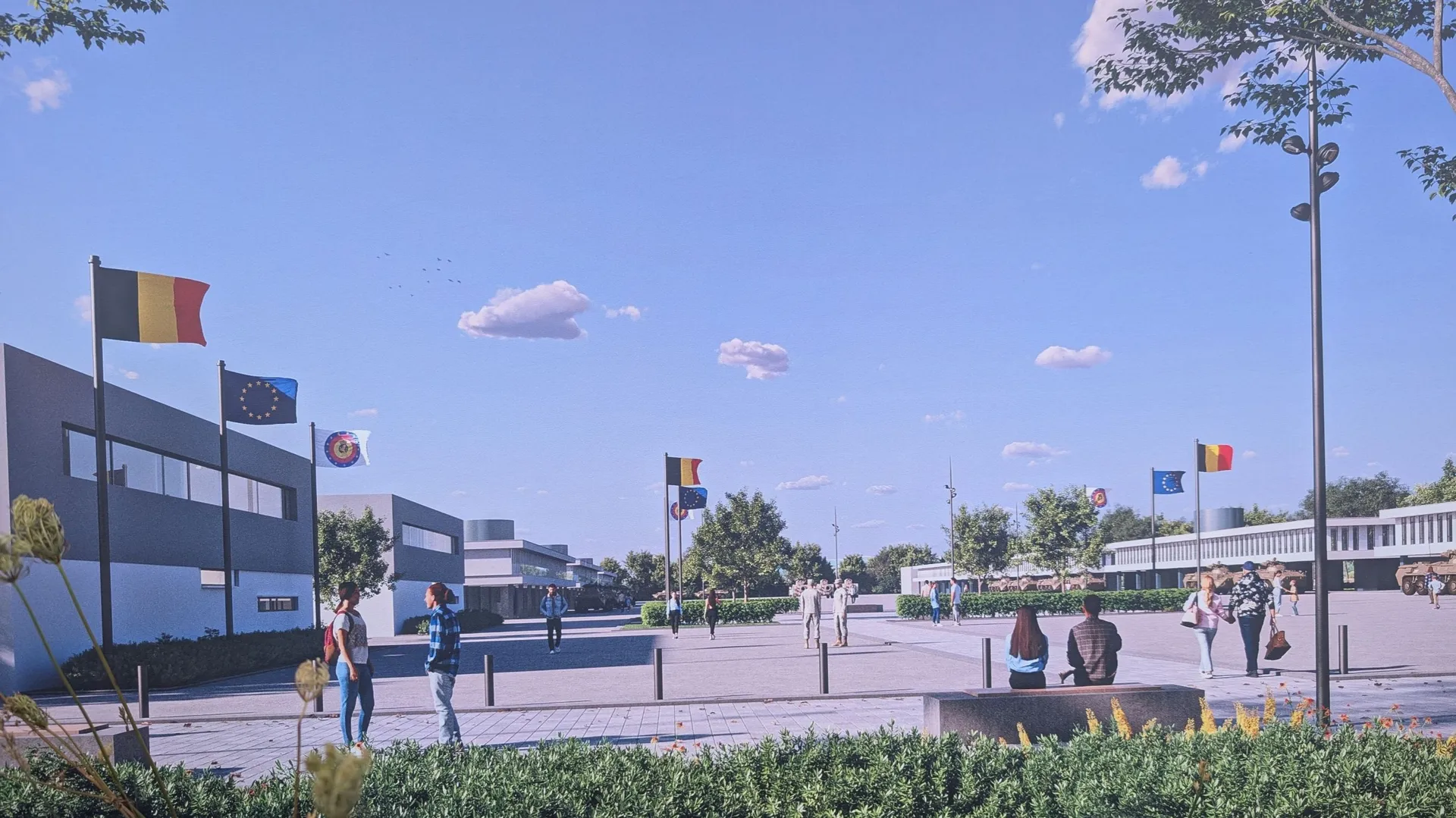 1500 militaires bientôt à Charleroi : la caserne du futur arrive, au ...