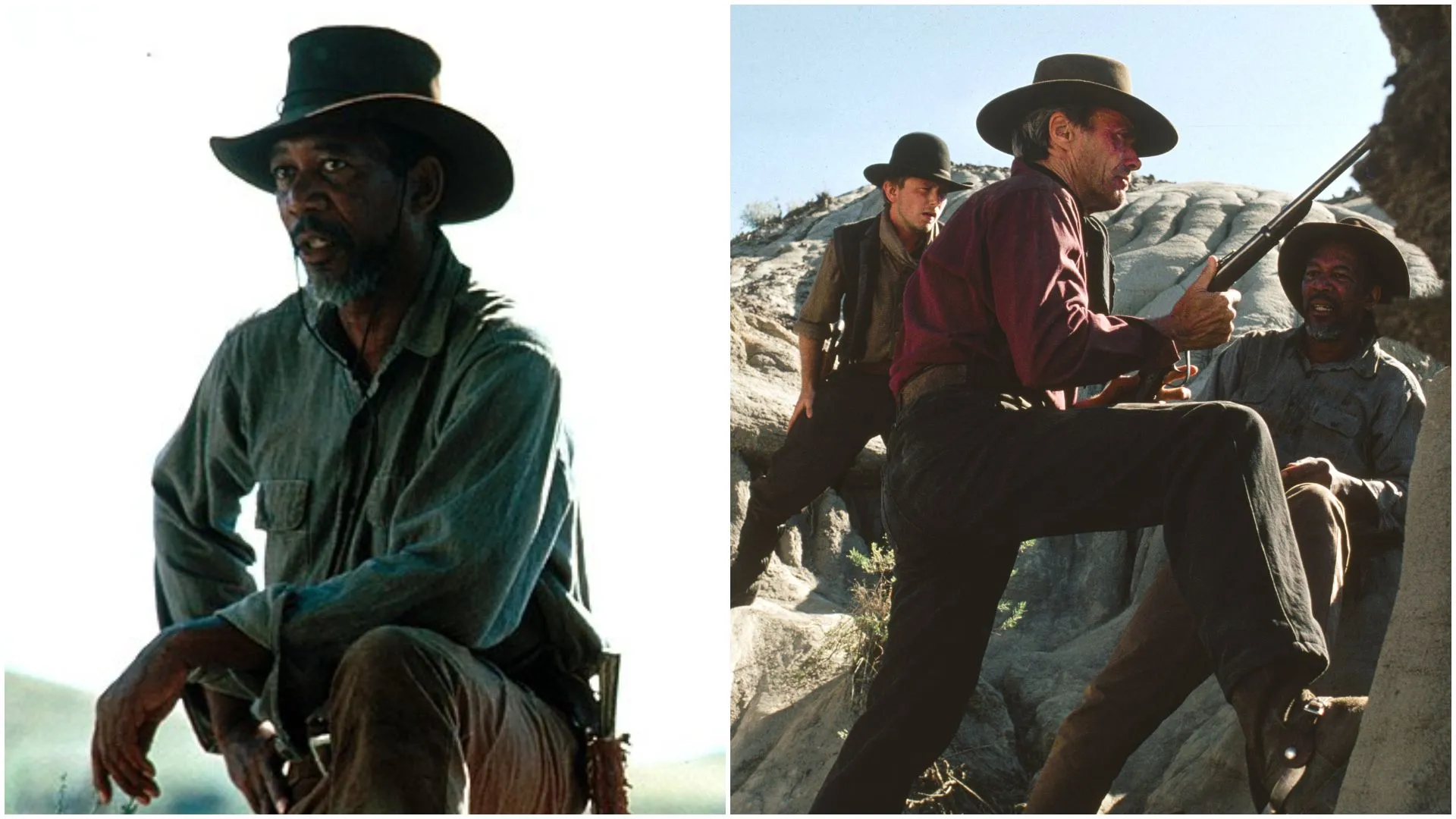 Avec 'Impitoyable', Clint Eastwood et Morgan Freeman fascinaient dans ...
