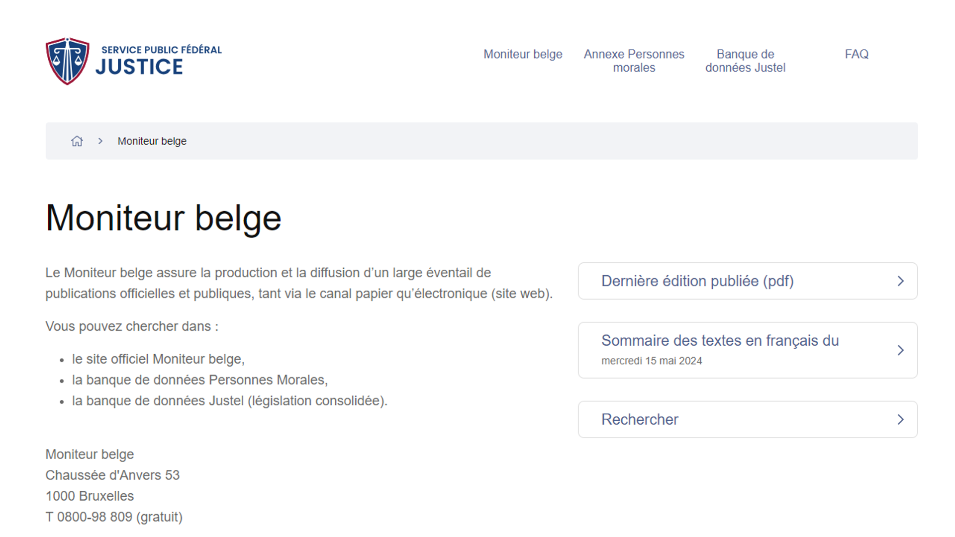 Le site du Moniteur belge fait peau neuve, sa version modernisée se ...