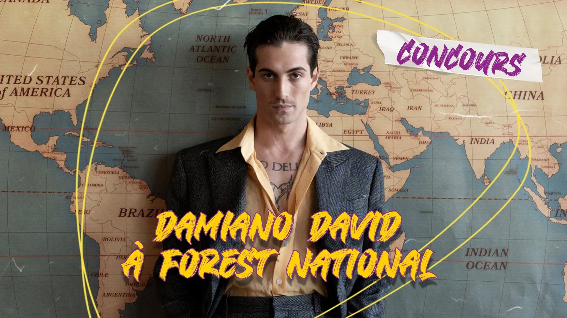 Damiano David embrase la toile avec sa reprise de 'Sex on Fire' - RTBF Actus