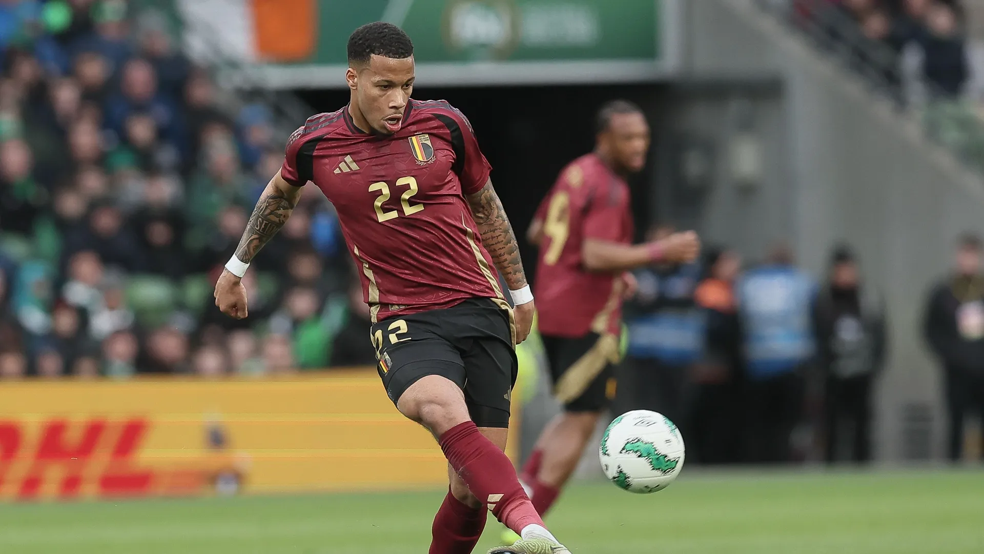 23 Diables Rouges à l'entrainement sous les yeux de 250 supporters, 2 ...