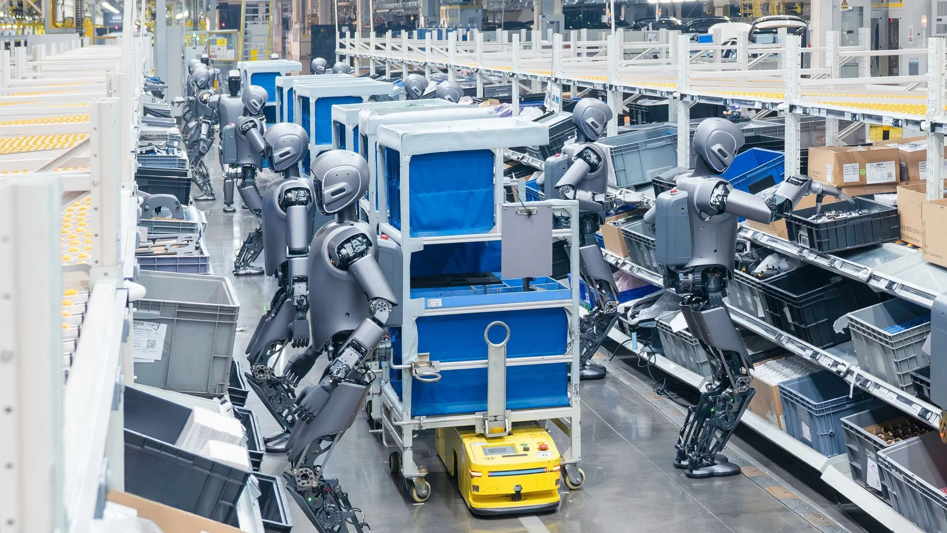 Le fonctionnement en essaim est-il possible ? Des robots humanoïdes ...