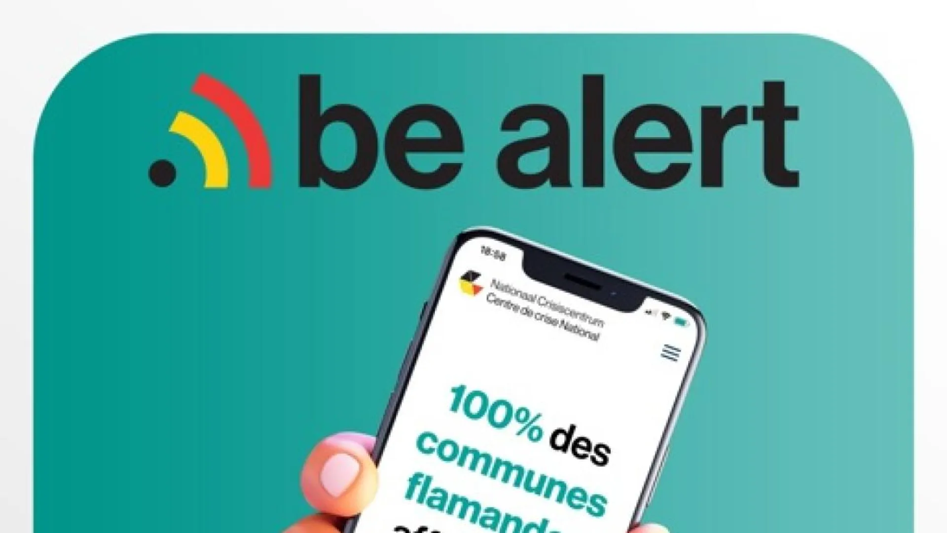 Le système BE-Alert couvre désormais 95% du territoire national - RTBF ...
