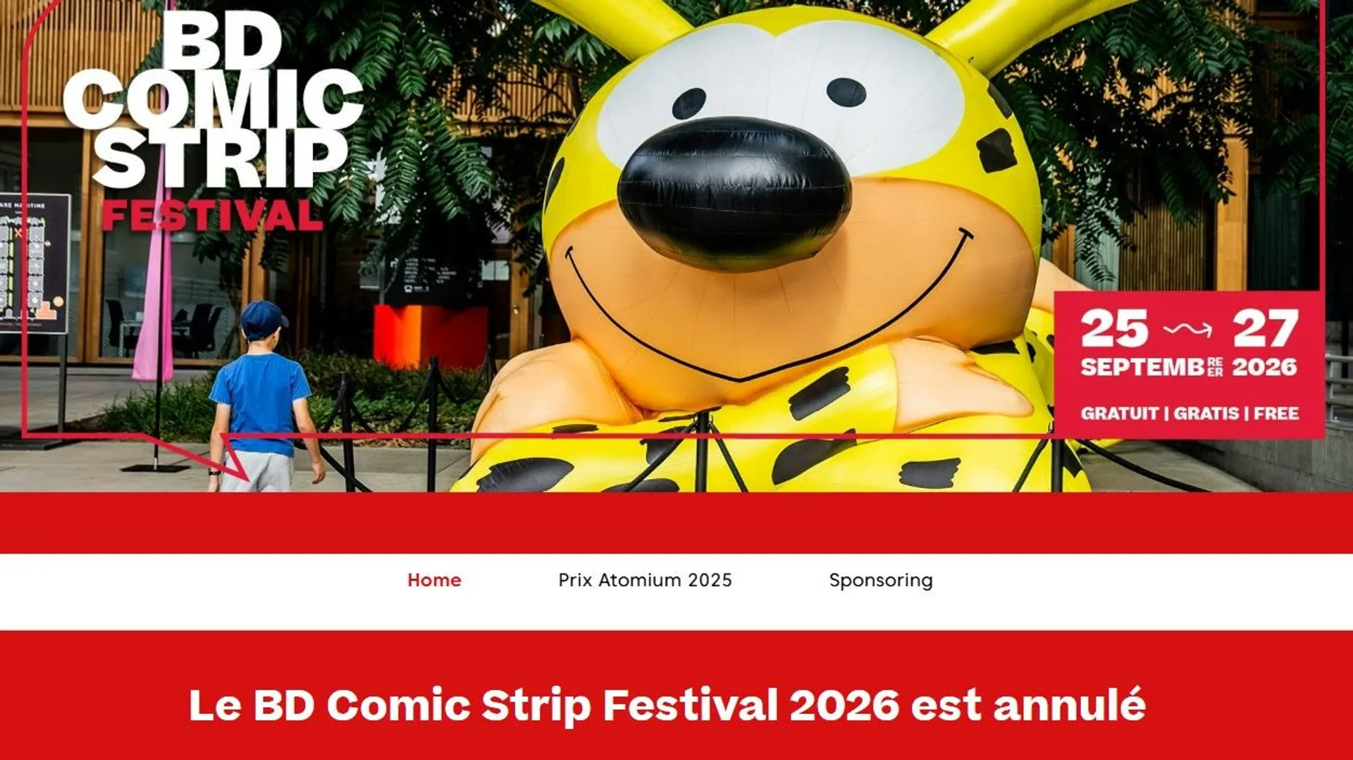 Économies à la région bruxelloise : le BD Comic Strip Festival 2026 de ...