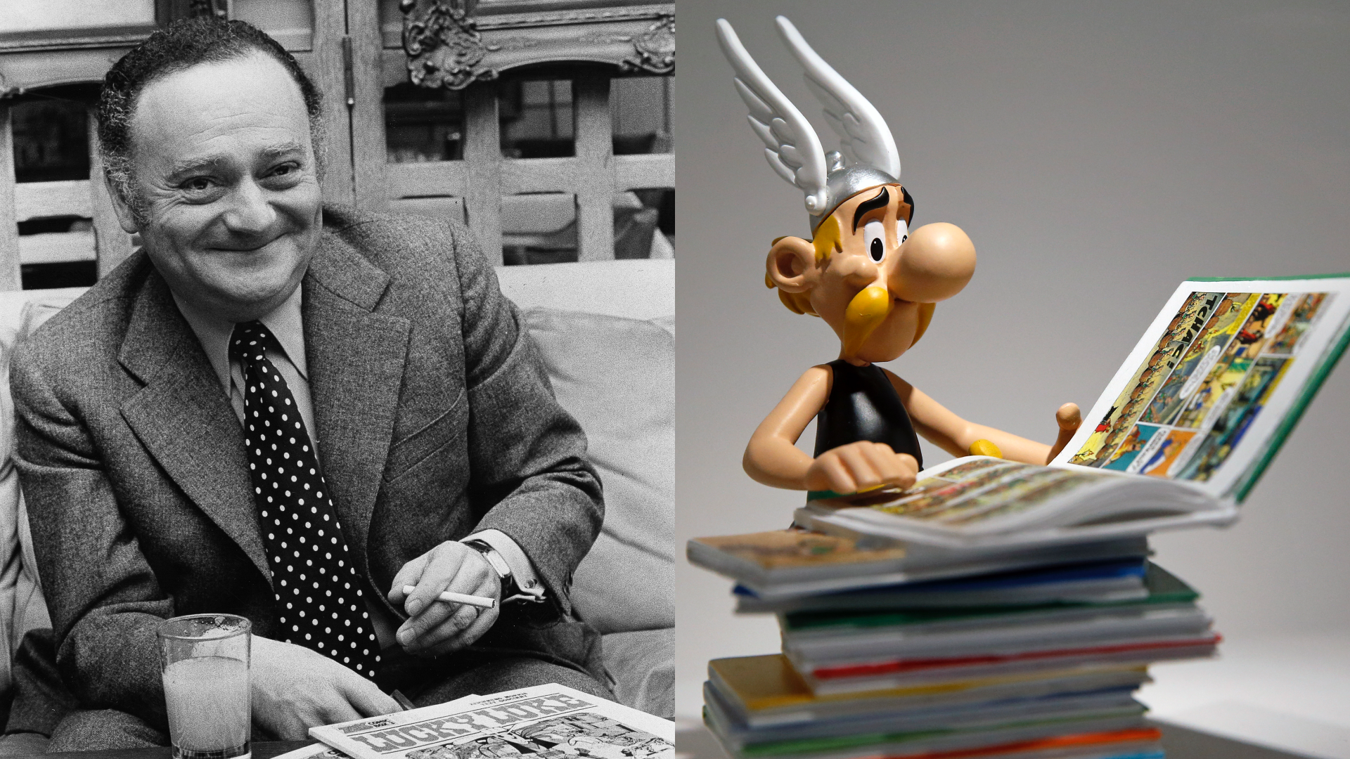 Soirée spéciale Astérix : les portraits de René Goscinny et Albert ...