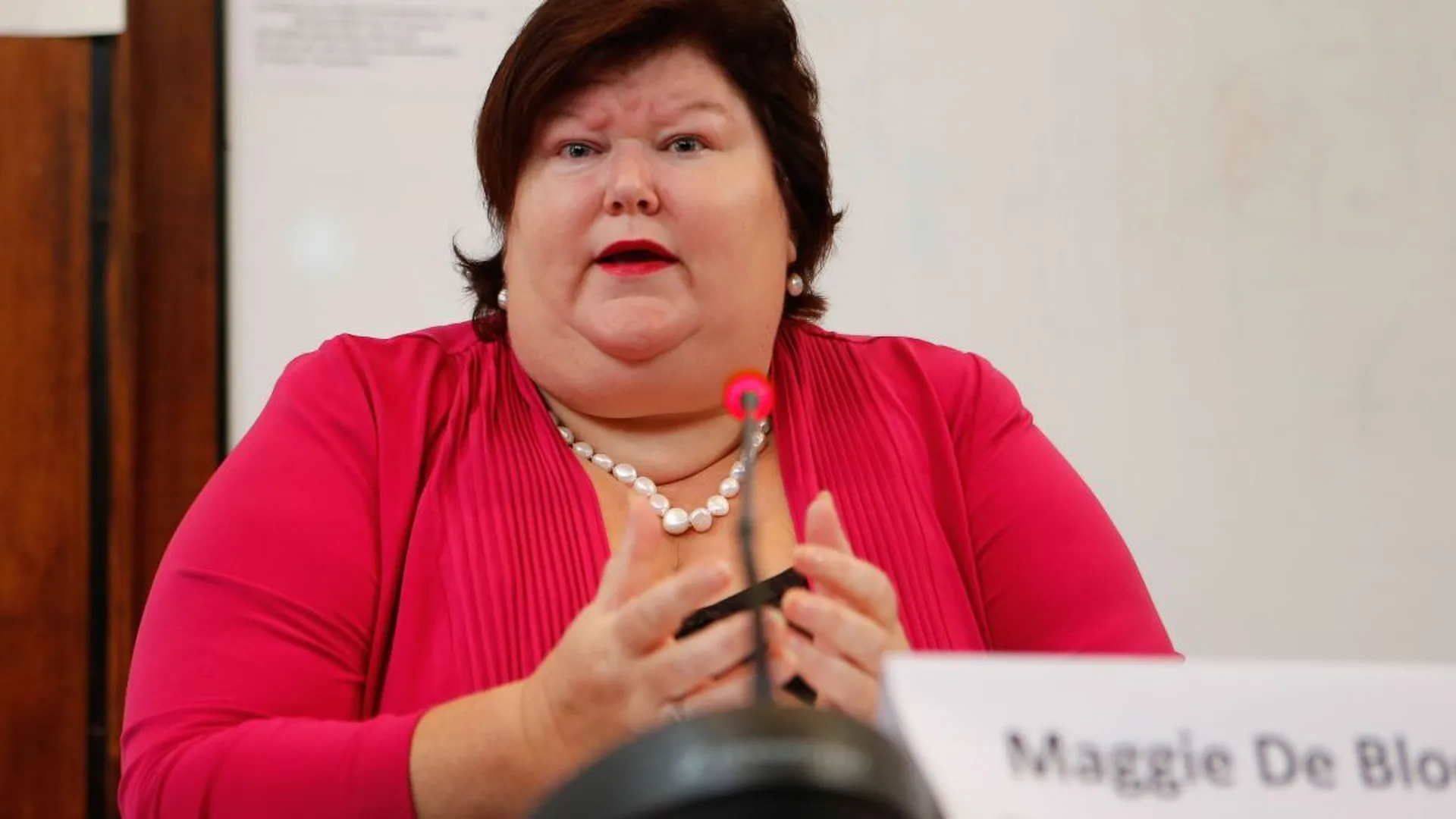 Manifestation contre les restrictions d'accueil de Maggie De Block ...