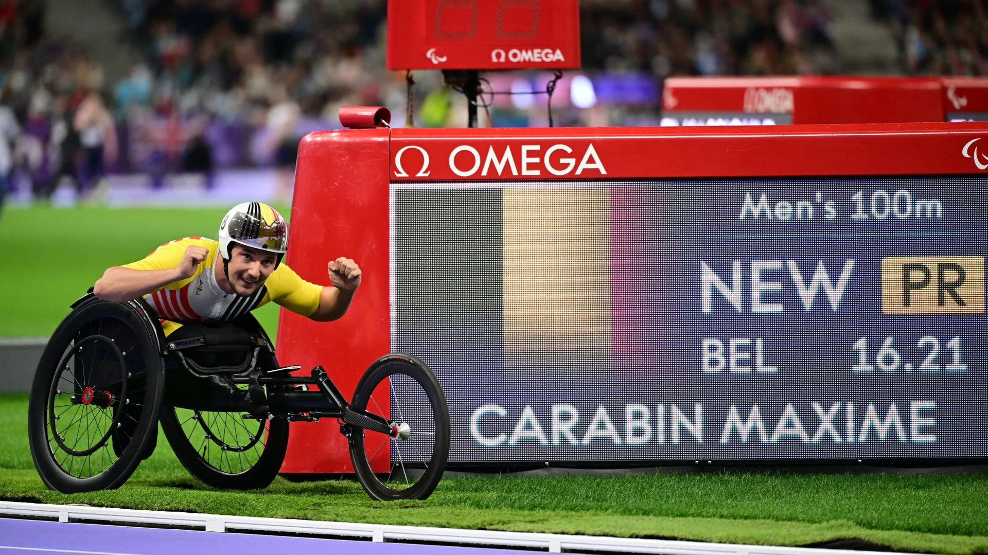 Jeux Paralympiques : Maxime Carabin en finale du 100m T52 avec un ...