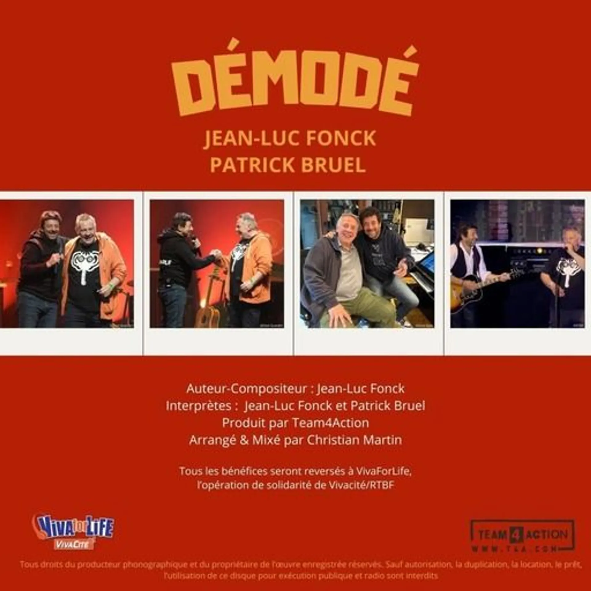 'Démodé' : le titre surprise de Jean-Luc Fonck et Patrick Bruel au ...