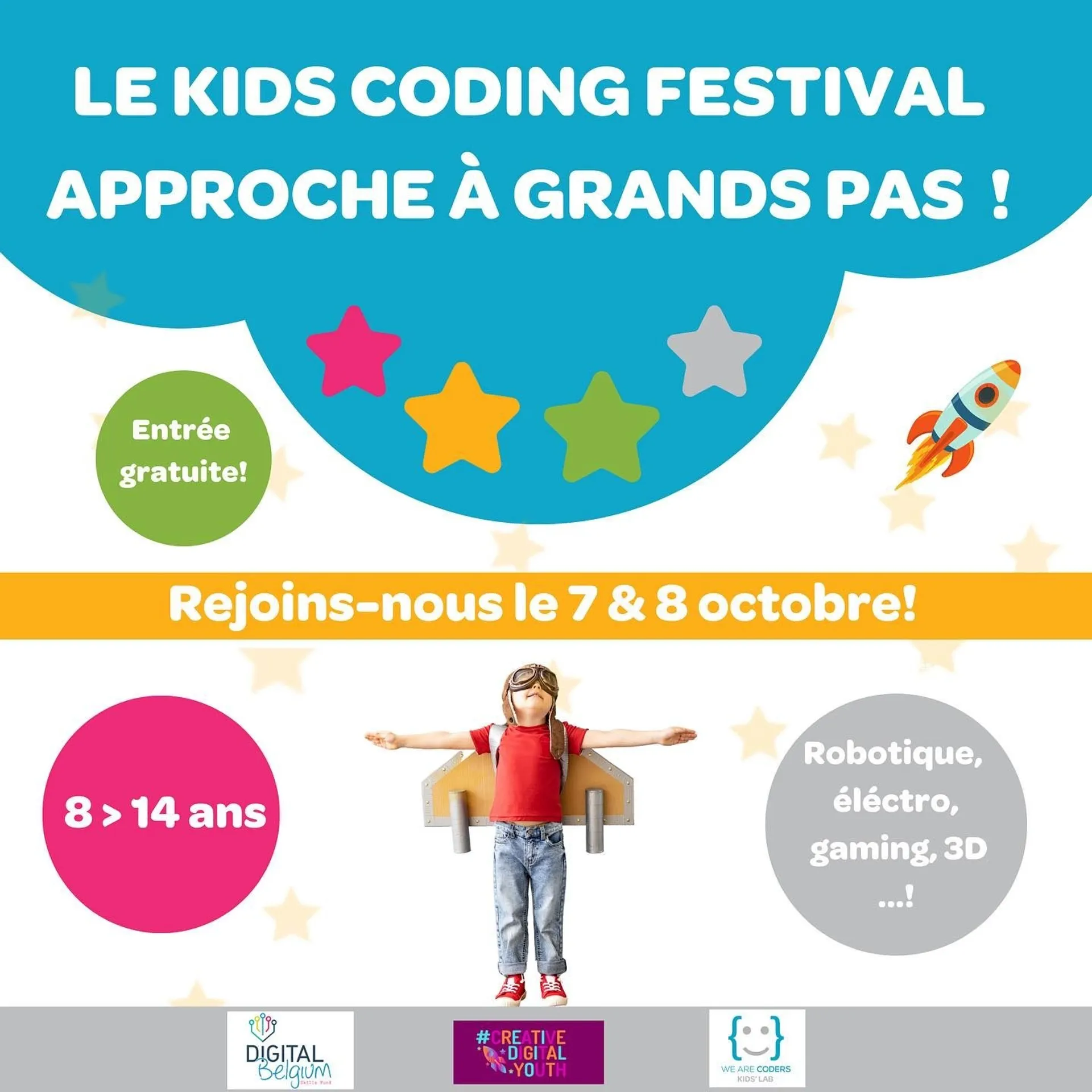 'Kids Coding Festival' : éveiller vos enfants de manière ludique à l ...