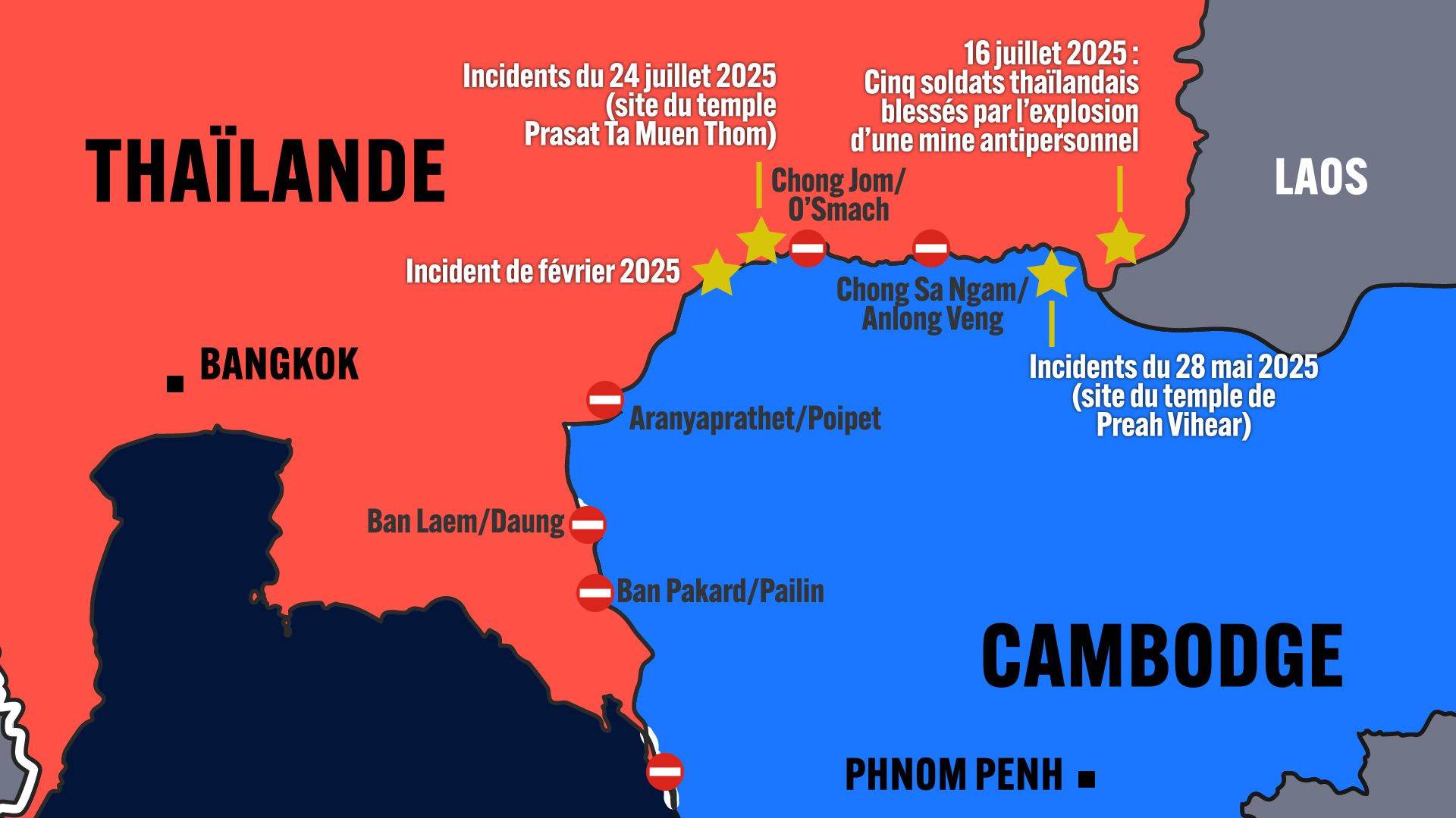 Embrasement entre la Thaïlande et le Cambodge : quelle est l’origine du ...