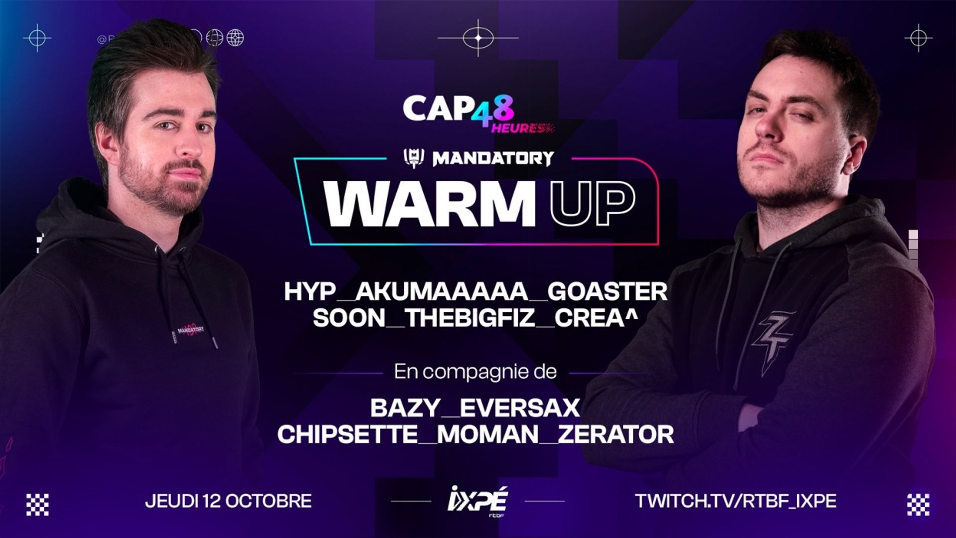 CAP48Heures – Mandatory Warm up avec ZeratoR - Auvio