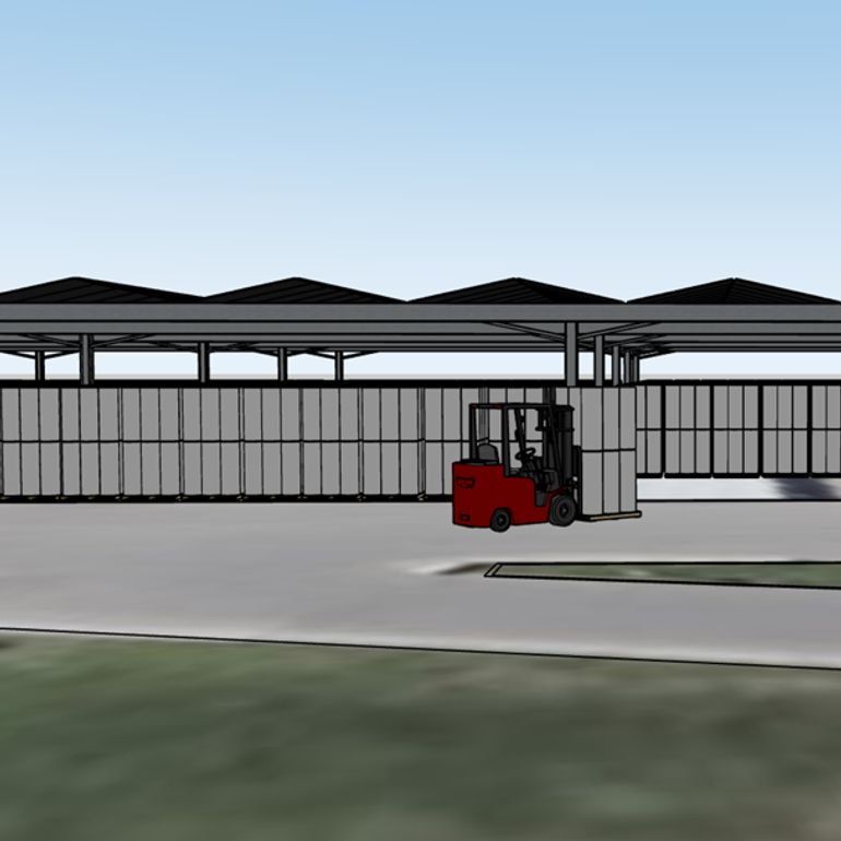 À Visé, Knauf Insulation lance le plus grand auvent photovoltaïque de ...