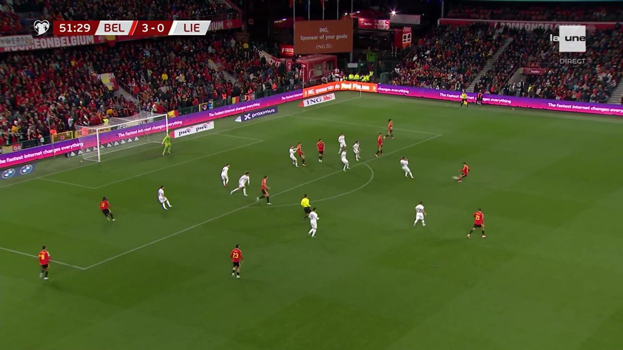 Les Diables Rouges se défoulent sur le Liechtenstein et actent (enfin ...