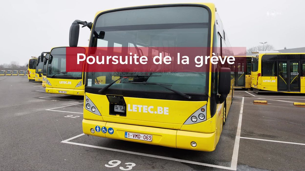 Réseau bus TEC : la grève se poursuivra la semaine prochaine dans le ...