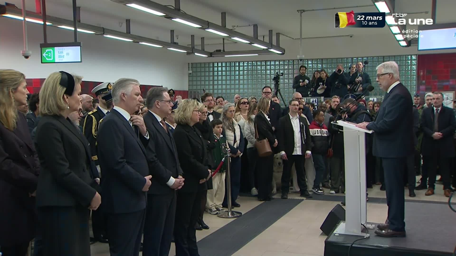 10 ans des attentats de Bruxelles: discours de Pierre Bastin, père d ...