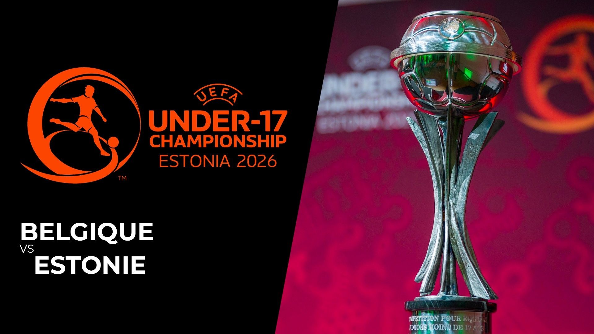 Euro U17 - Groupe A : Belgique - Estonie - Auvio