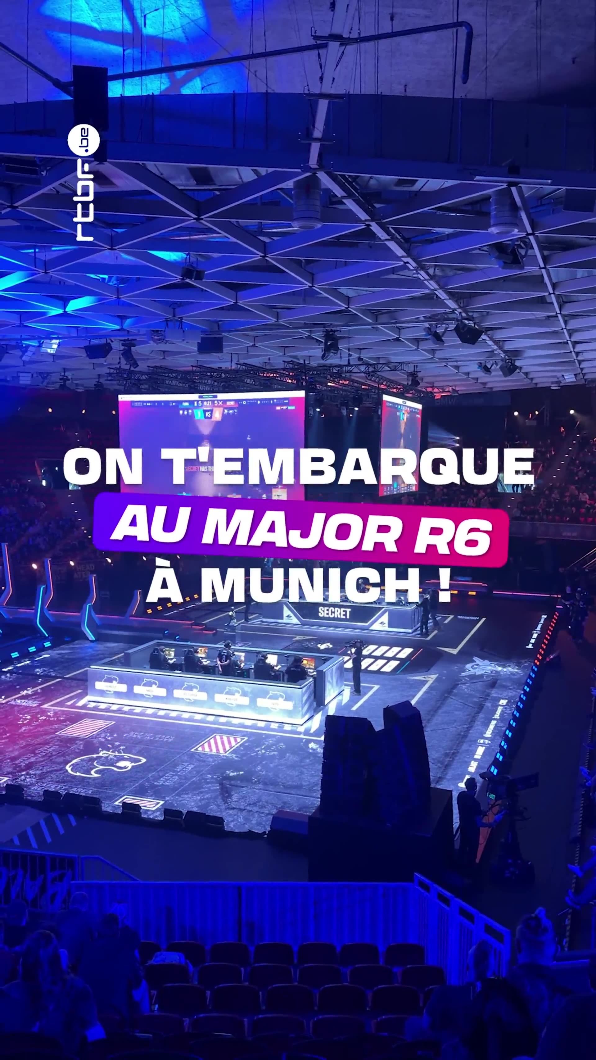 Viens avec nous au Major de "Rainbow 6 Siege" à Munich - RTBF iXPé - Auvio