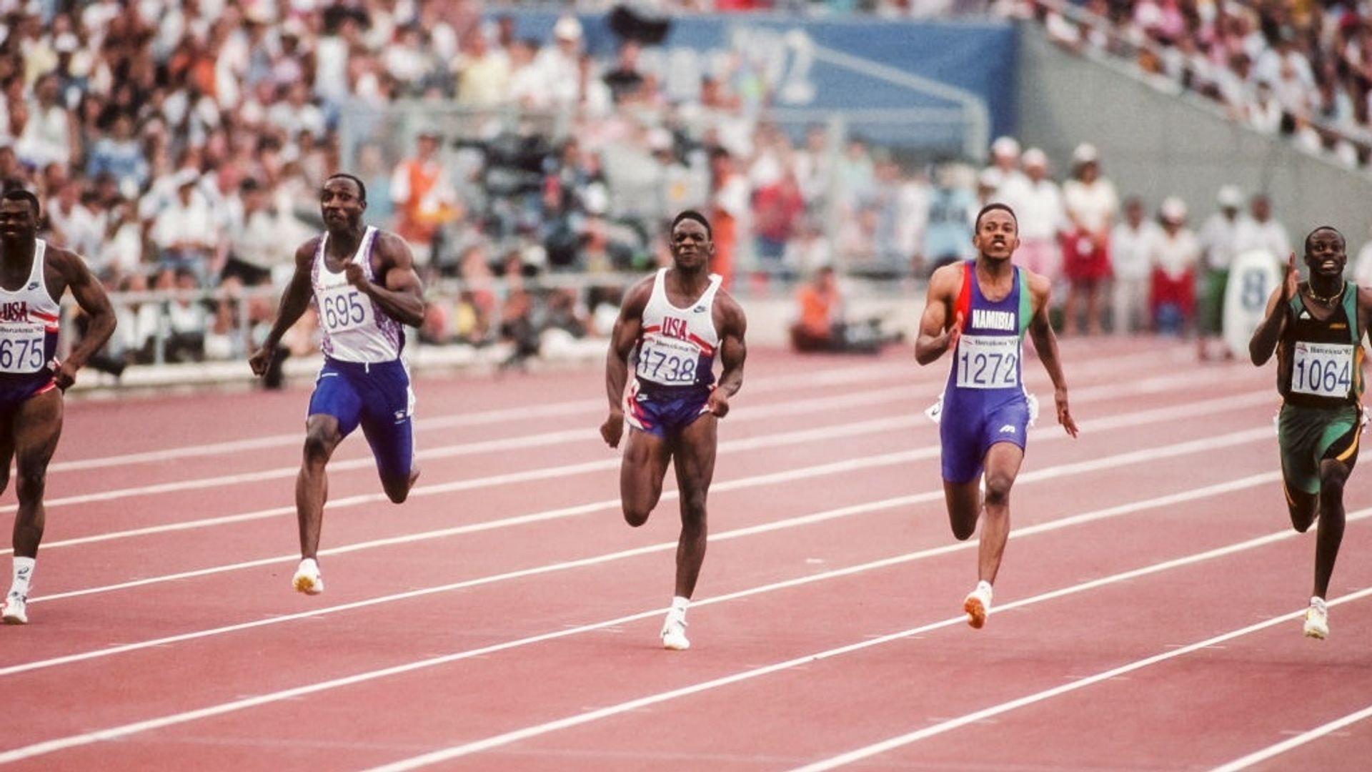 100m Hommes : Médaille d'Or pour Linford Christie - Jeux Olympiques ...