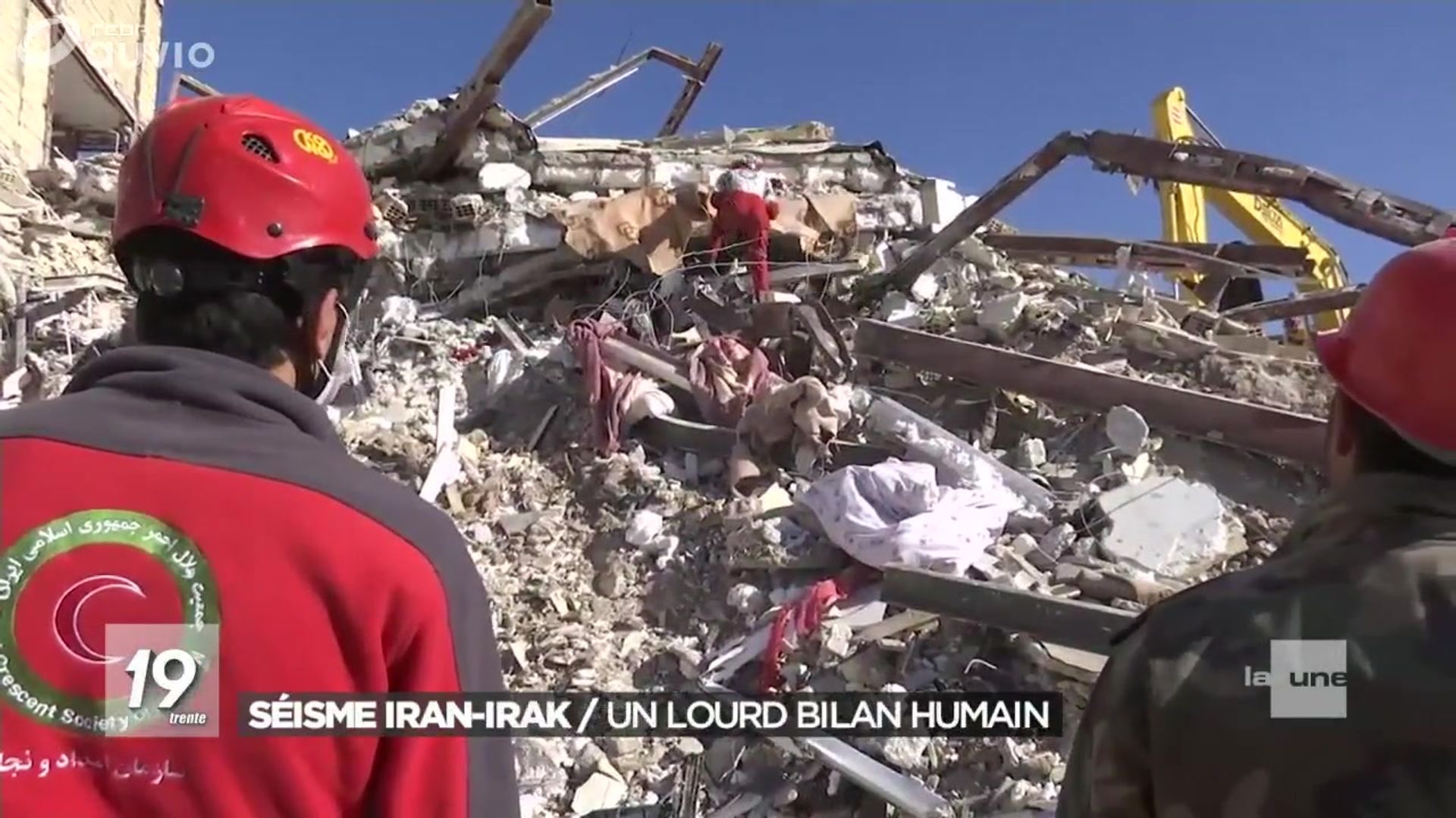 Séisme Iran/Irak : Un lourd bilan humain - JT 19h30 - Auvio