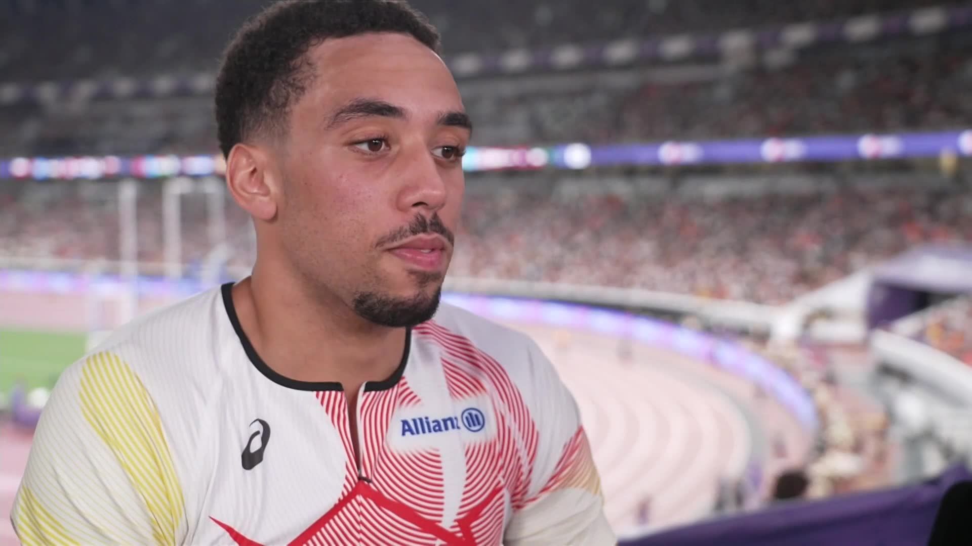 Daniel Segers réagit à sa 4e place en série de qualification - Mondiaux ...