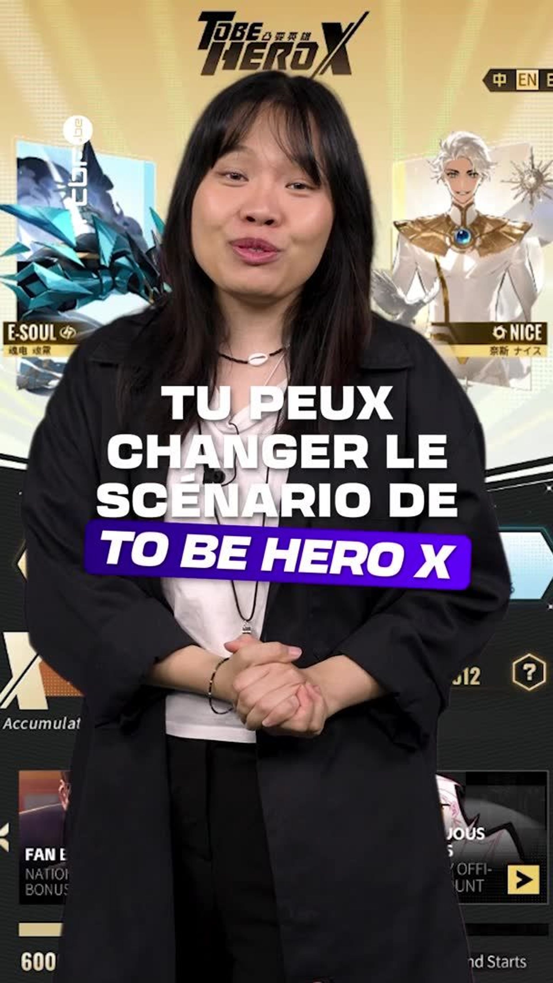 Dans l'anime "To be hero X" le public peut influer sur la suite de l ...