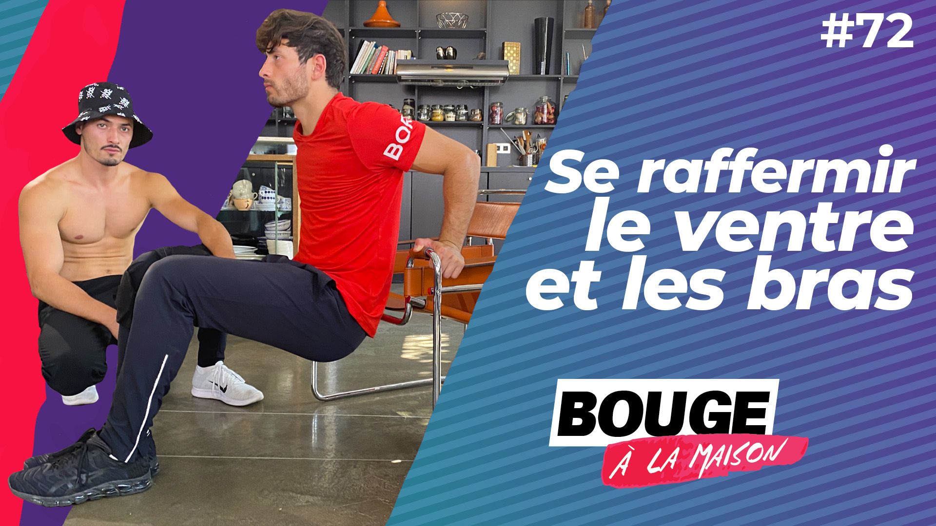 Bouge à la maison - Episode 72 : Exercices pour raffermir le ventre et ...