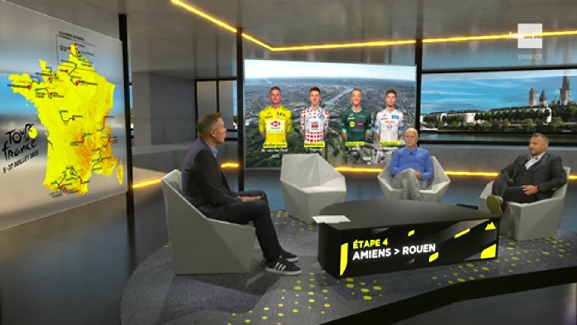 Tour de France : l'équipe rtbf analyse le déroulé de la 4e étape - Tour ...