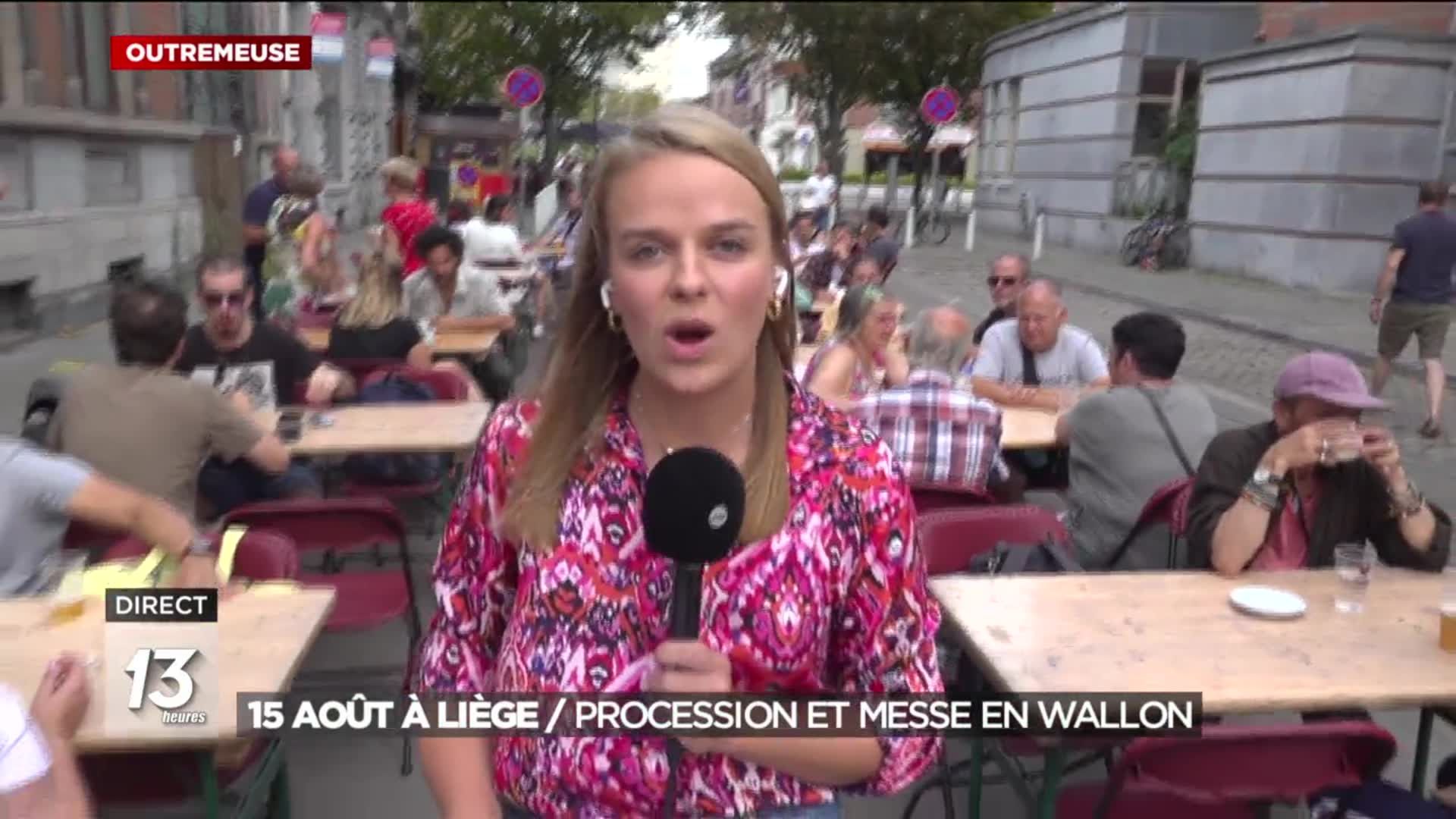 15 août à Liège : procession et messe en wallon - - Auvio