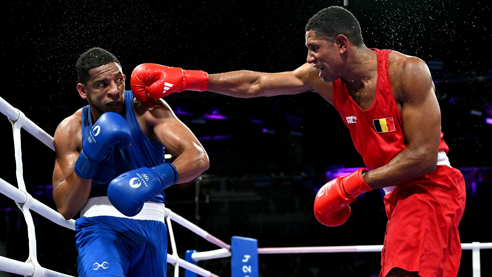 Boxe - Quart de Finale : Victor Schelstraete - Reyes - Jeux olympiques ...