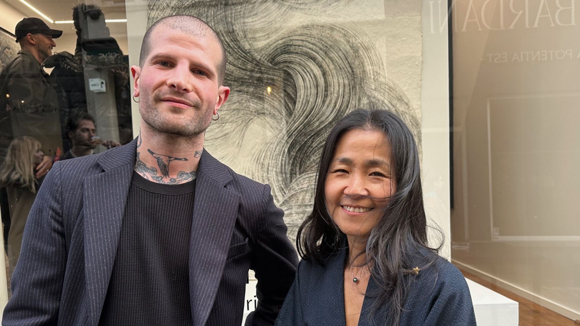 Lee Hyun Joung et Florian Araïb au micro de Christine Pinchart - Lee ...