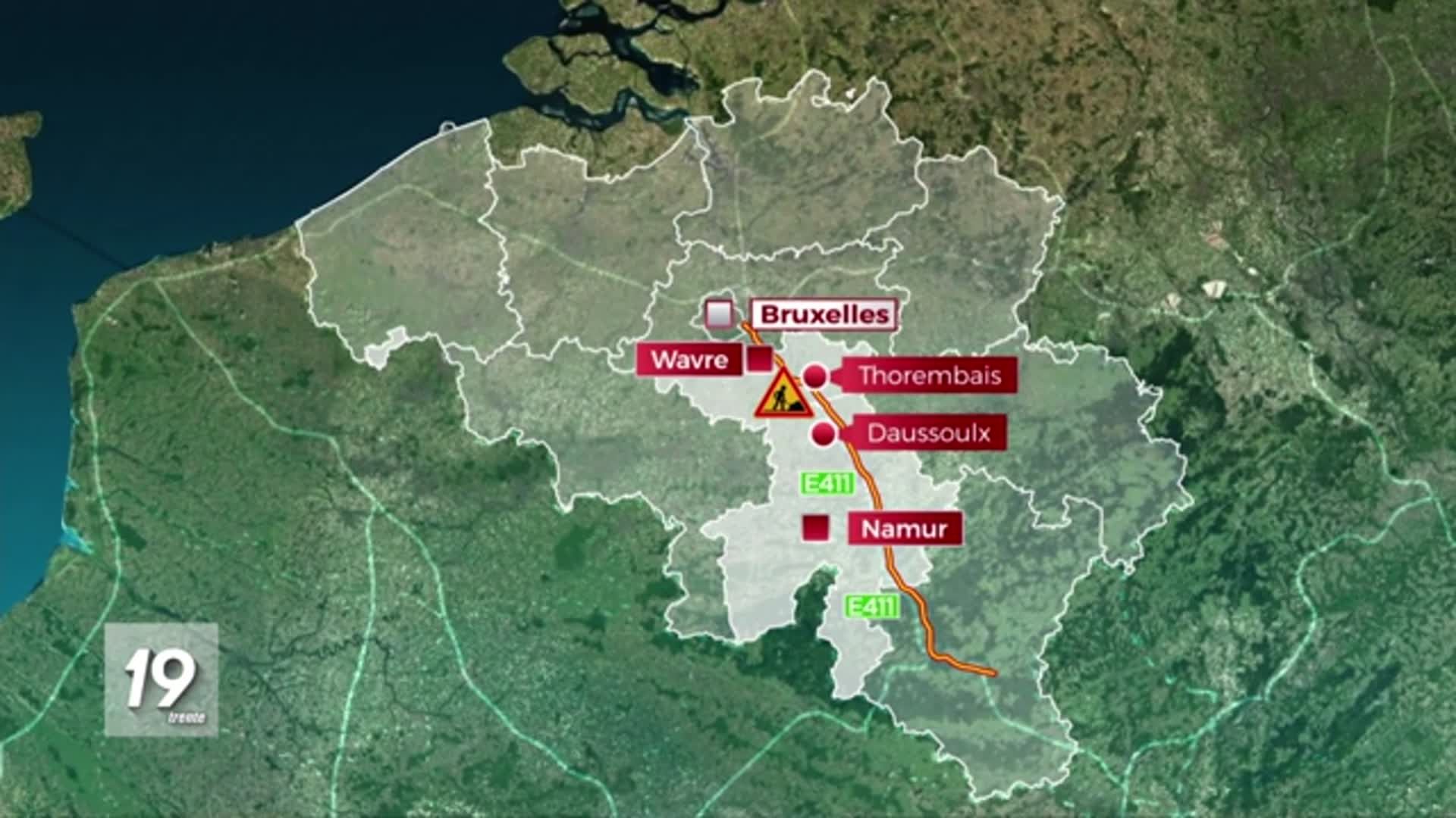 E411 : Coup d envoi d un gros chantier de deux ans - - Auvio