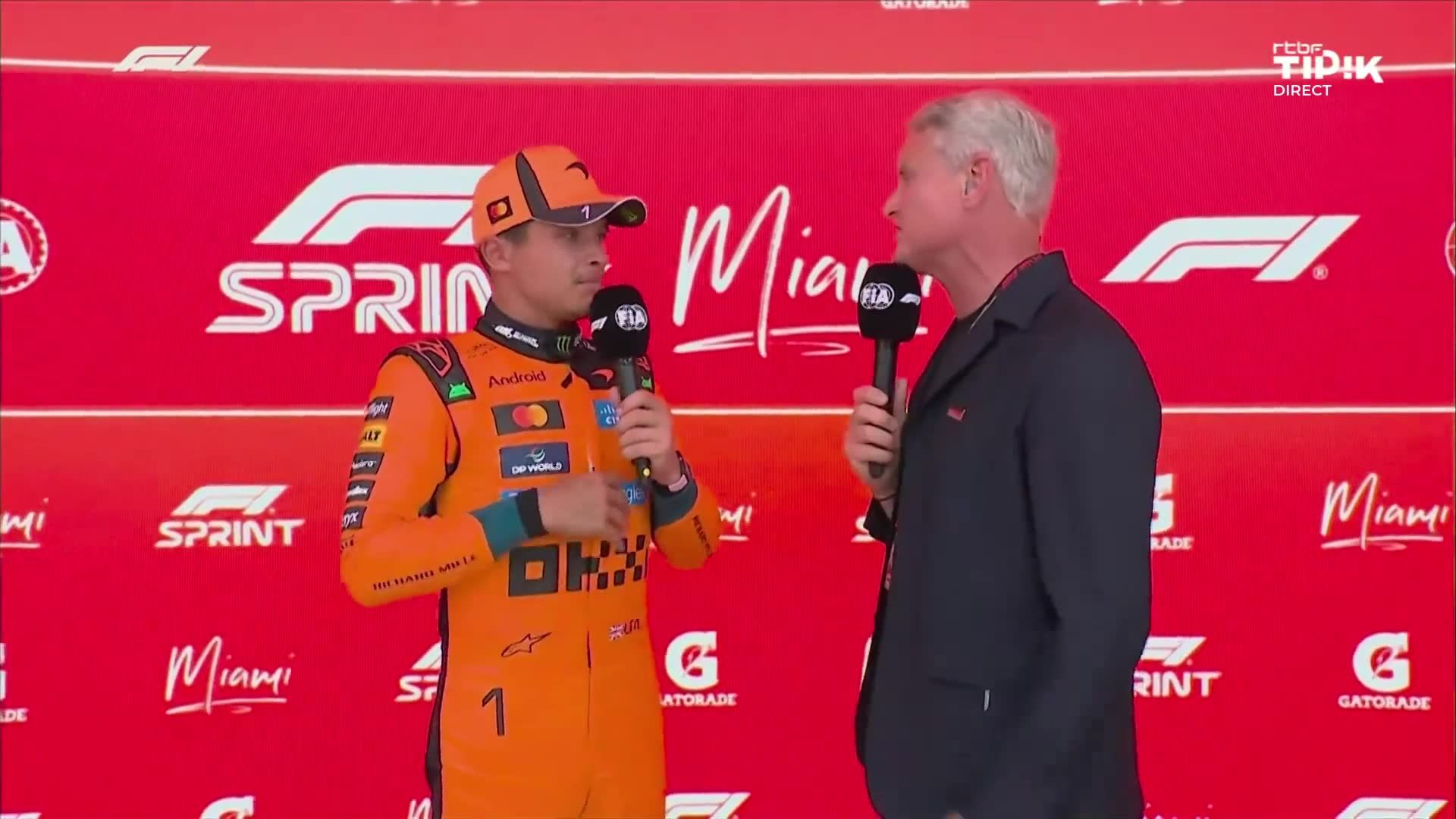 F1 Miami : la réaction de Norris, Piastri et Leclerc après la course ...