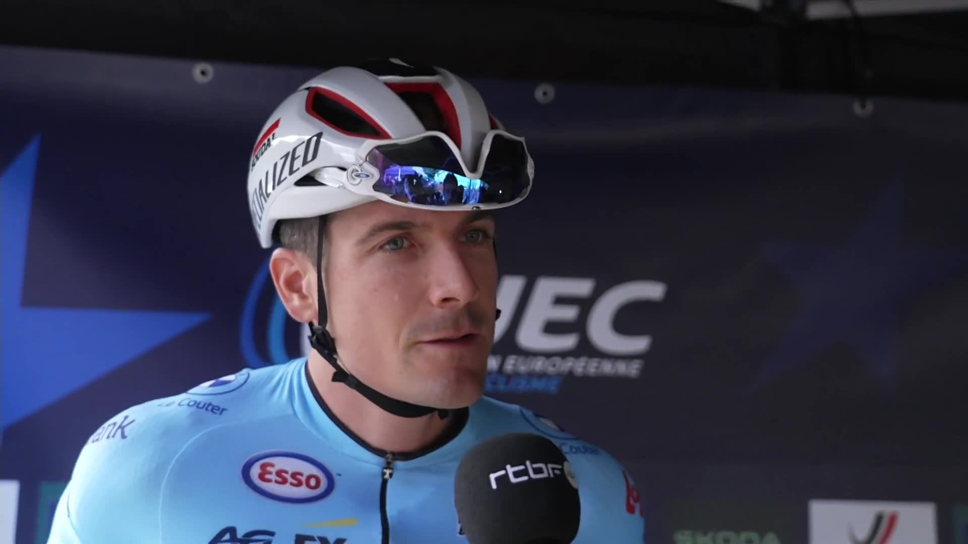 Louis Vervaeke avant le départ de l'Euro de cyclisme - Euro de cyclisme ...