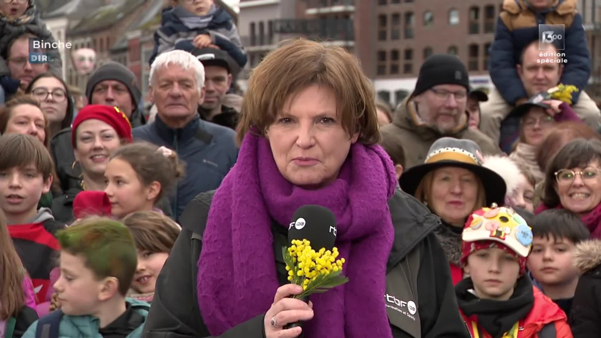 Carnaval Binche : invité Gwenaëlle Vanderborght La Croix-Rouge - direct ...