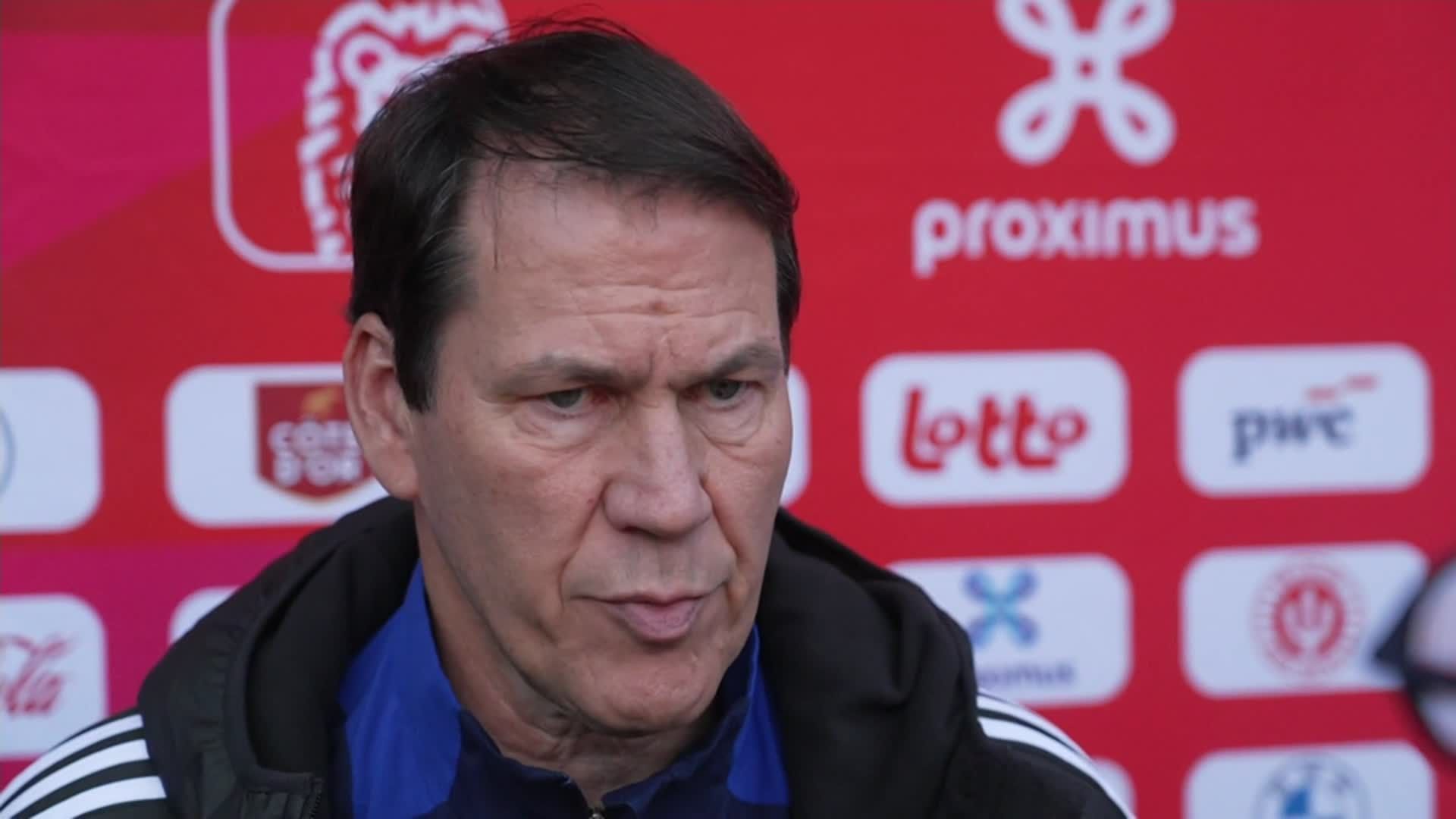 Diables Rouges : Rudi Garcia à la veille de pays de Galles-Belgique ...