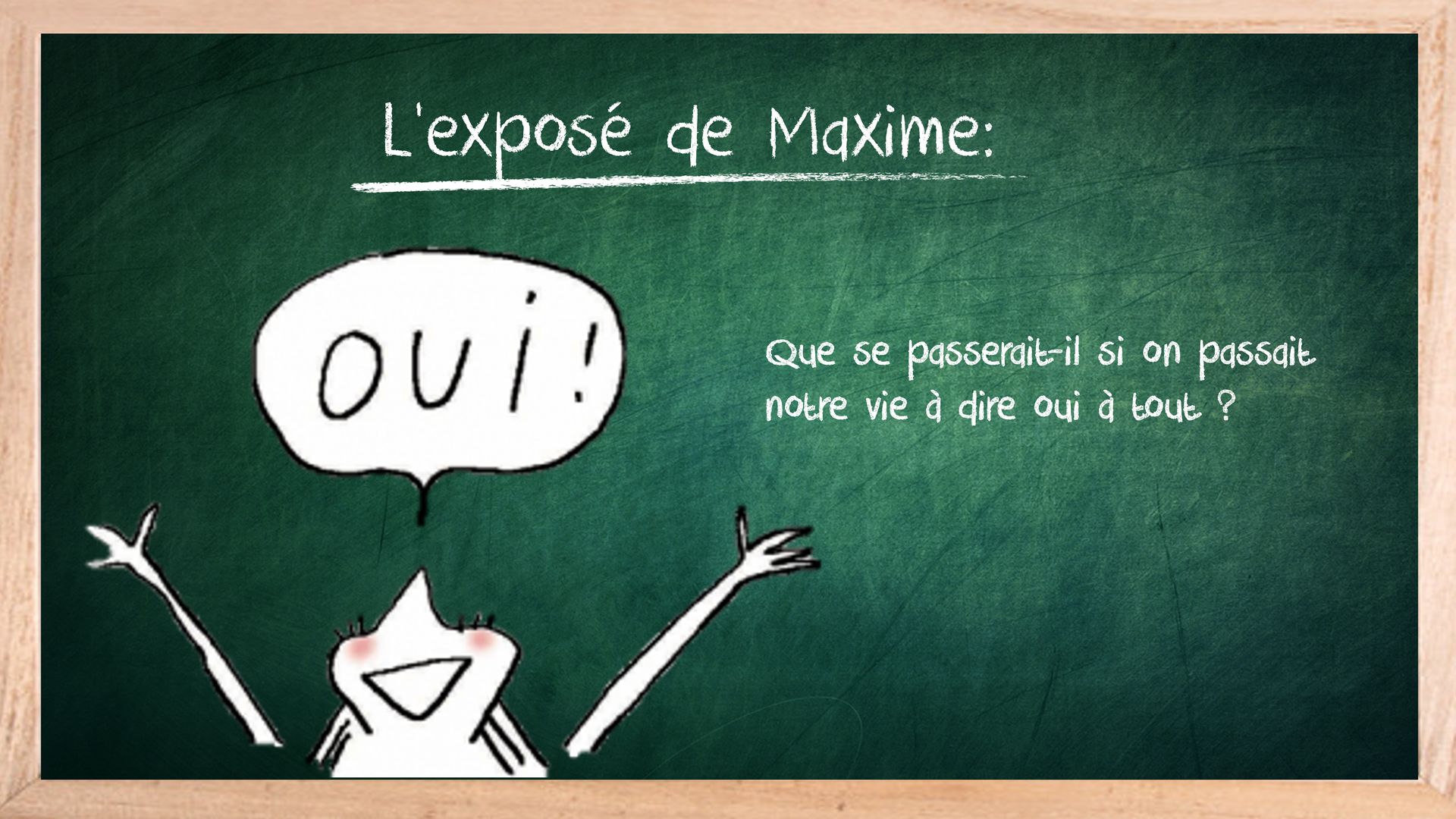 L'exposé de Maxime Lampole - Salut les Copions - Auvio