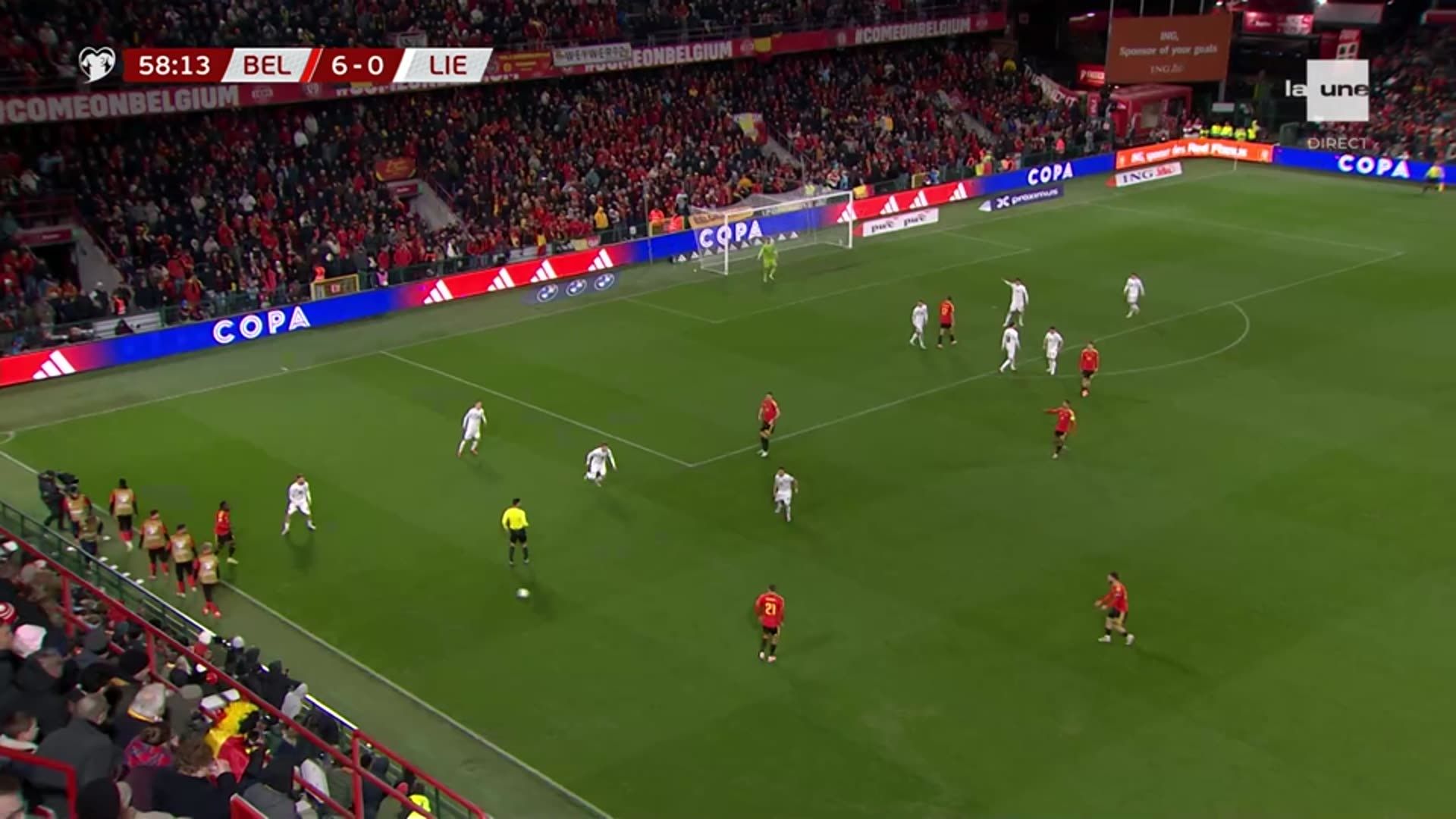 Les Diables Rouges se défoulent sur le Liechtenstein et actent (enfin ...