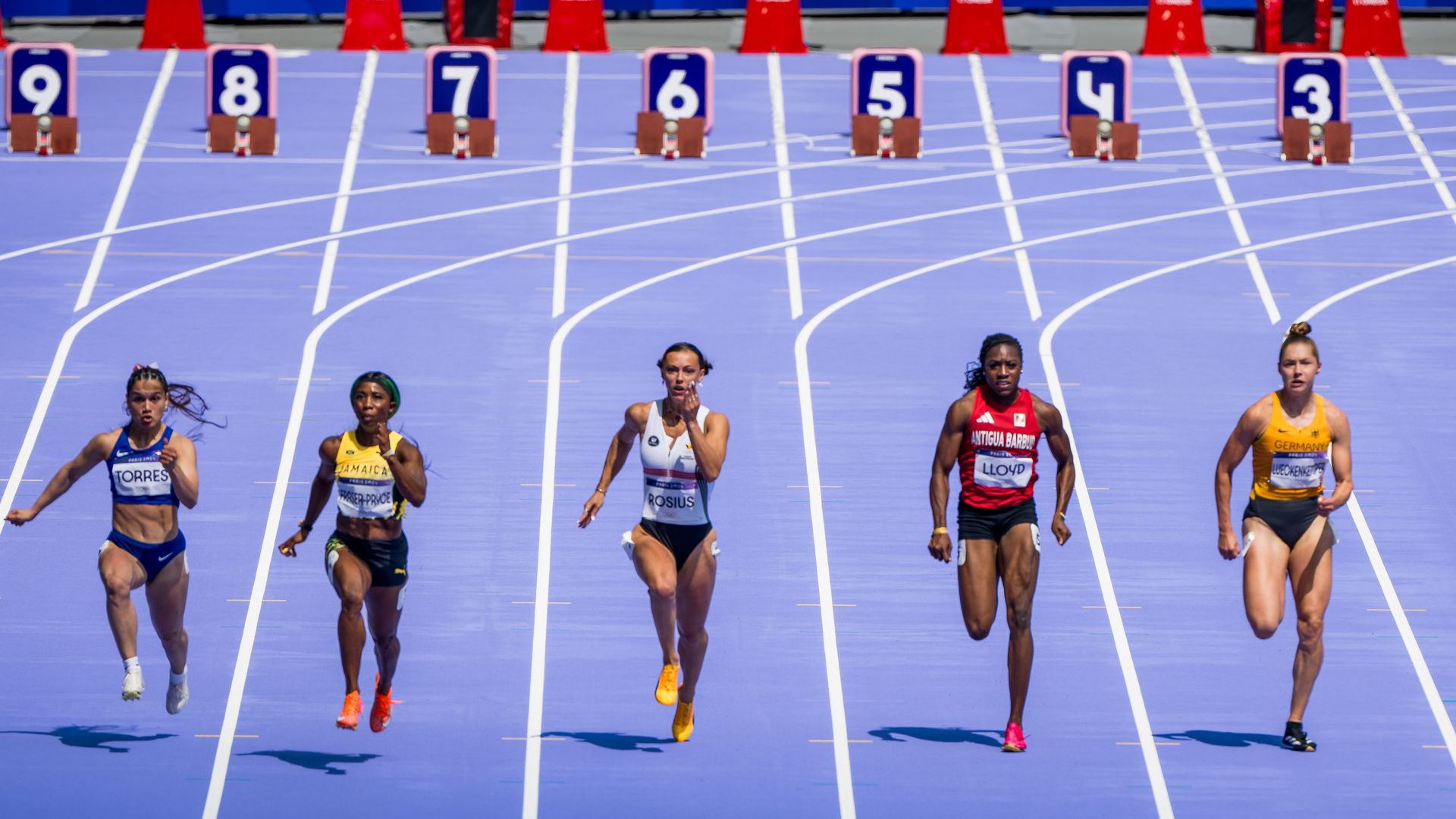 Athlétisme - la demi-finale du 100m de Rani Rosius - Jeux Olympiques Paris 2024 - Auvio