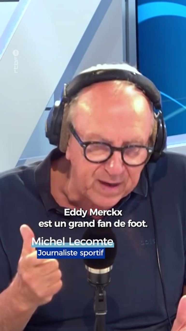 Quand Eddy Merckx jouait au foot dans l'équipe RTBF - RTBF Actus